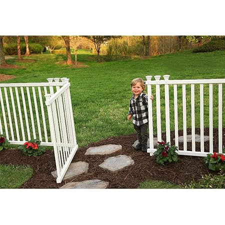 Amazon.com : Zippity Outdoor Products ZP19019 Manchester Vinyl Gate ...