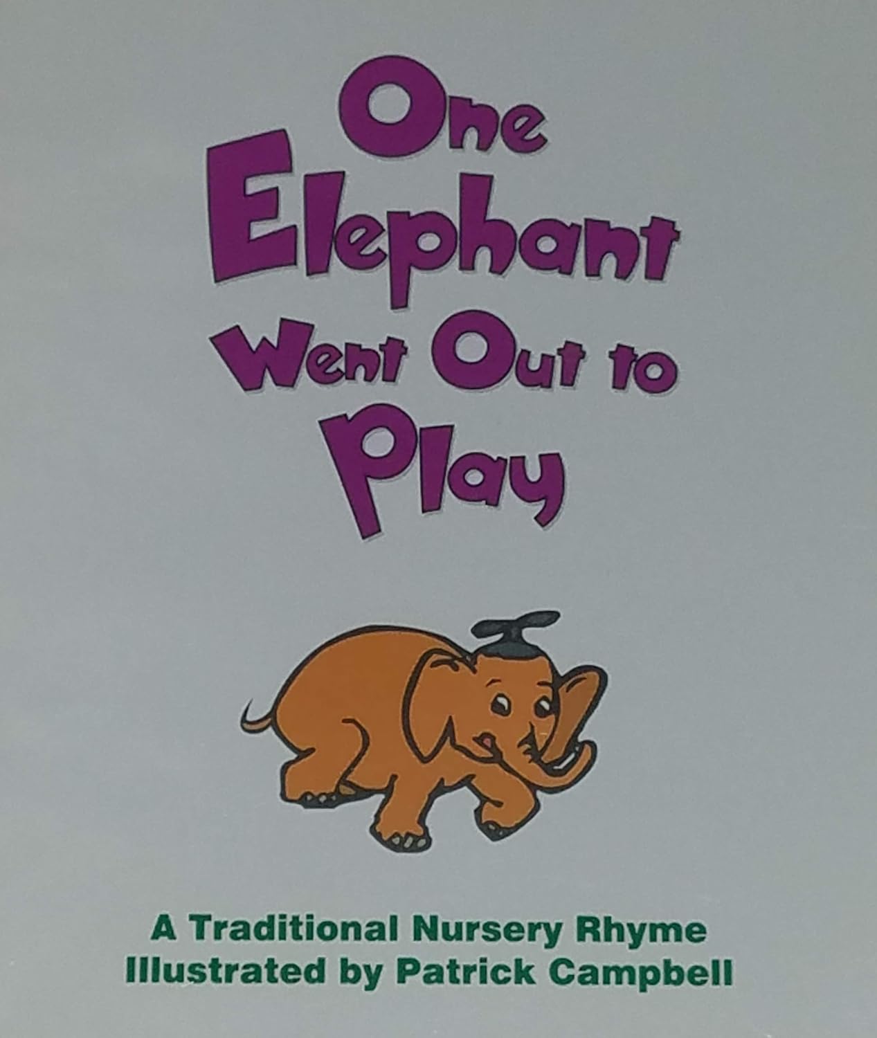 Amazon.com: One Elephant Went Out to Play (A Traditional Nursery Rhyme ...