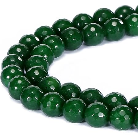 3x4mm faceted emerald green jade rondelle beads 7.5" strand