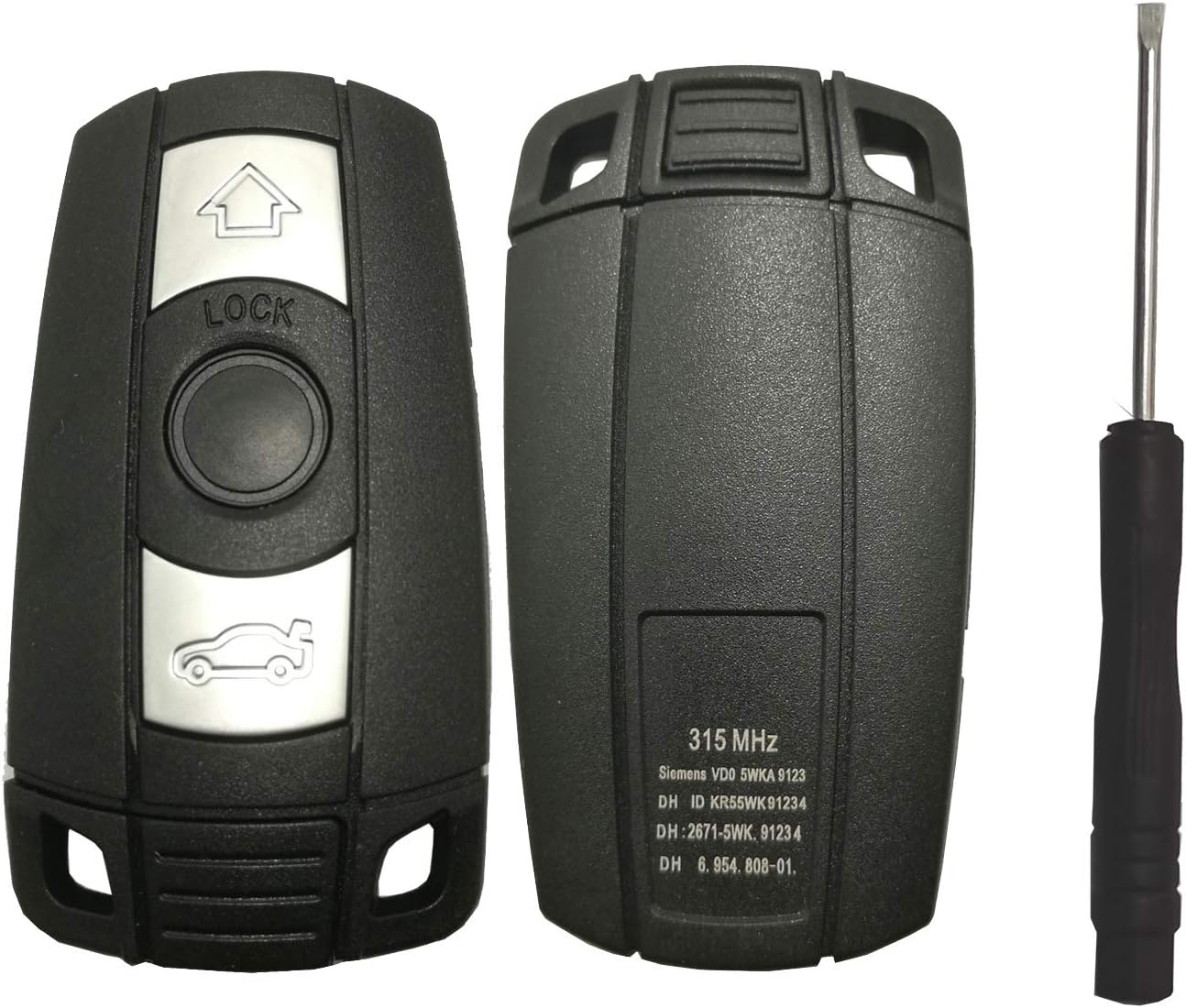 Amazon.com: KR55WK49123 KR55WK49127 315 Mhz Key Fob 3 Button Keyless ...