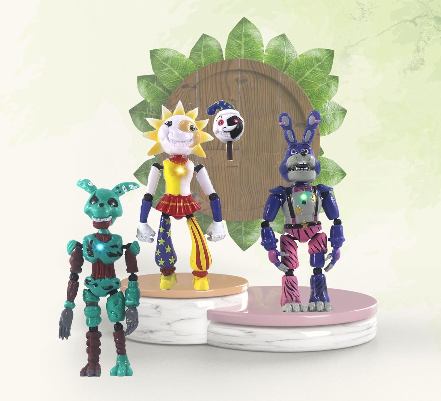 Juego de 3 piezas inspirado en el juego, figura de FNAF Final Boss Cute ...