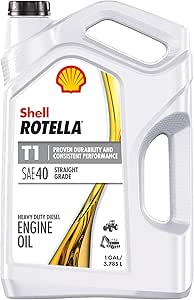 Amazon.com: Shell Rotella T1 Conventional SAE 40 Diesel Engine Oil (CF ...