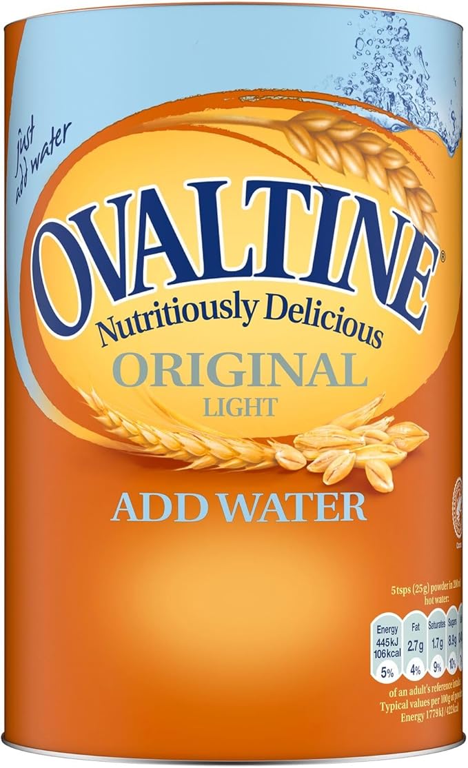 Ovaltine Original Instant Malt & Barley Drink – Just Add Water, Bulk 2 ...