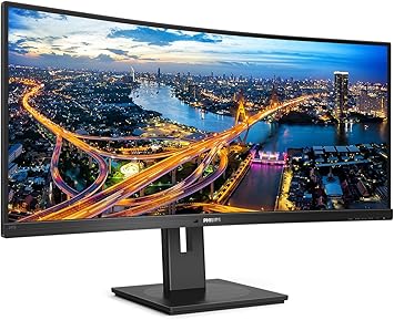 Philips 345B1C - 34 inch Curved WQHD Monitor, 100Hz, 4ms, VA, Speakers ...