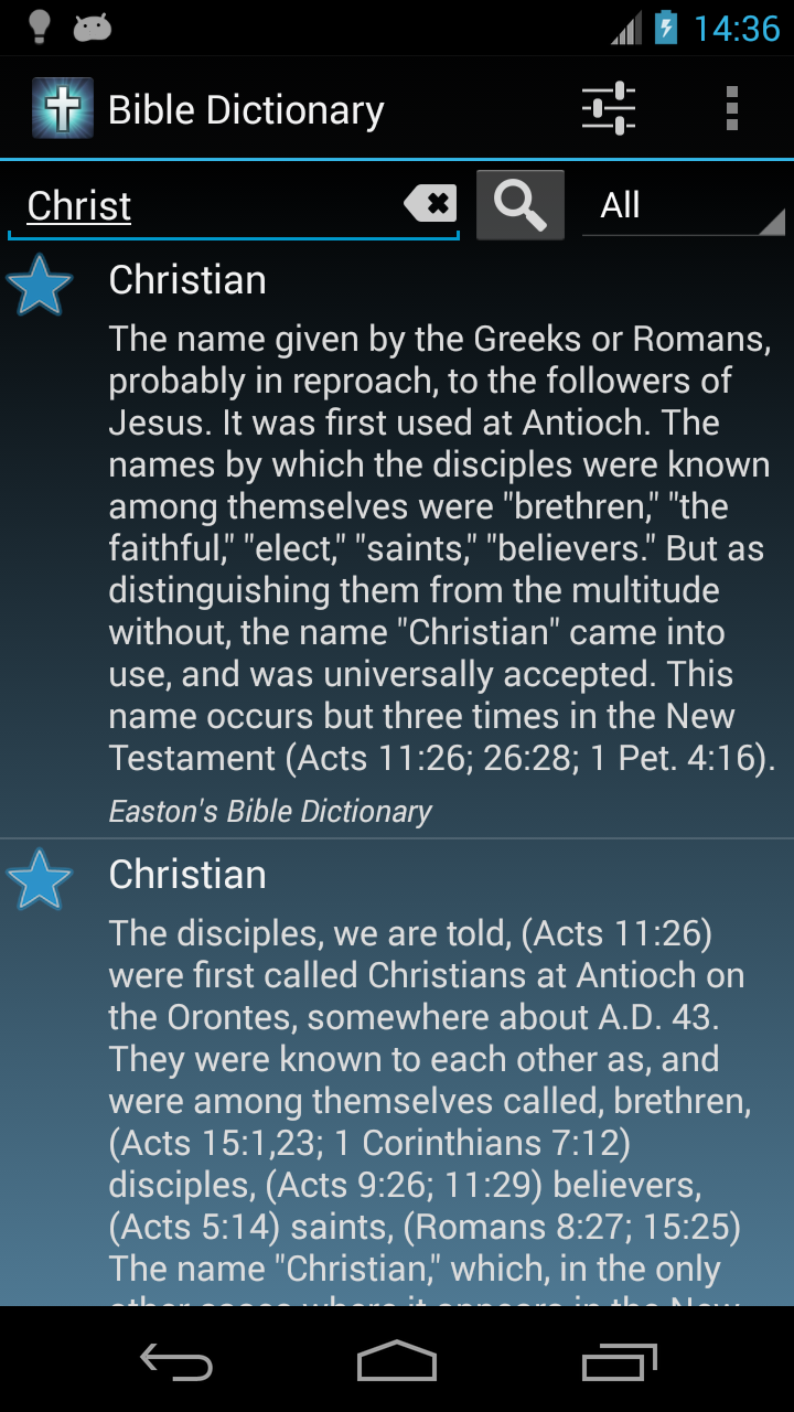 The Bible Dictionary - App on Amazon Appstore