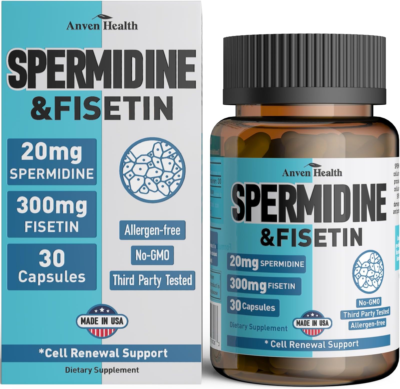 Amazon.com: DR. EMIL NUTRITION Spermidine 5mg - Spermidine Supplements ...