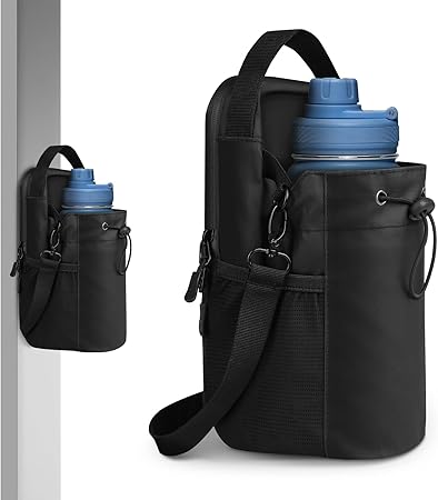 JNUYISW Magnetic Gym Bag, Water Bottle Holder with Adjustable Magnetic ...