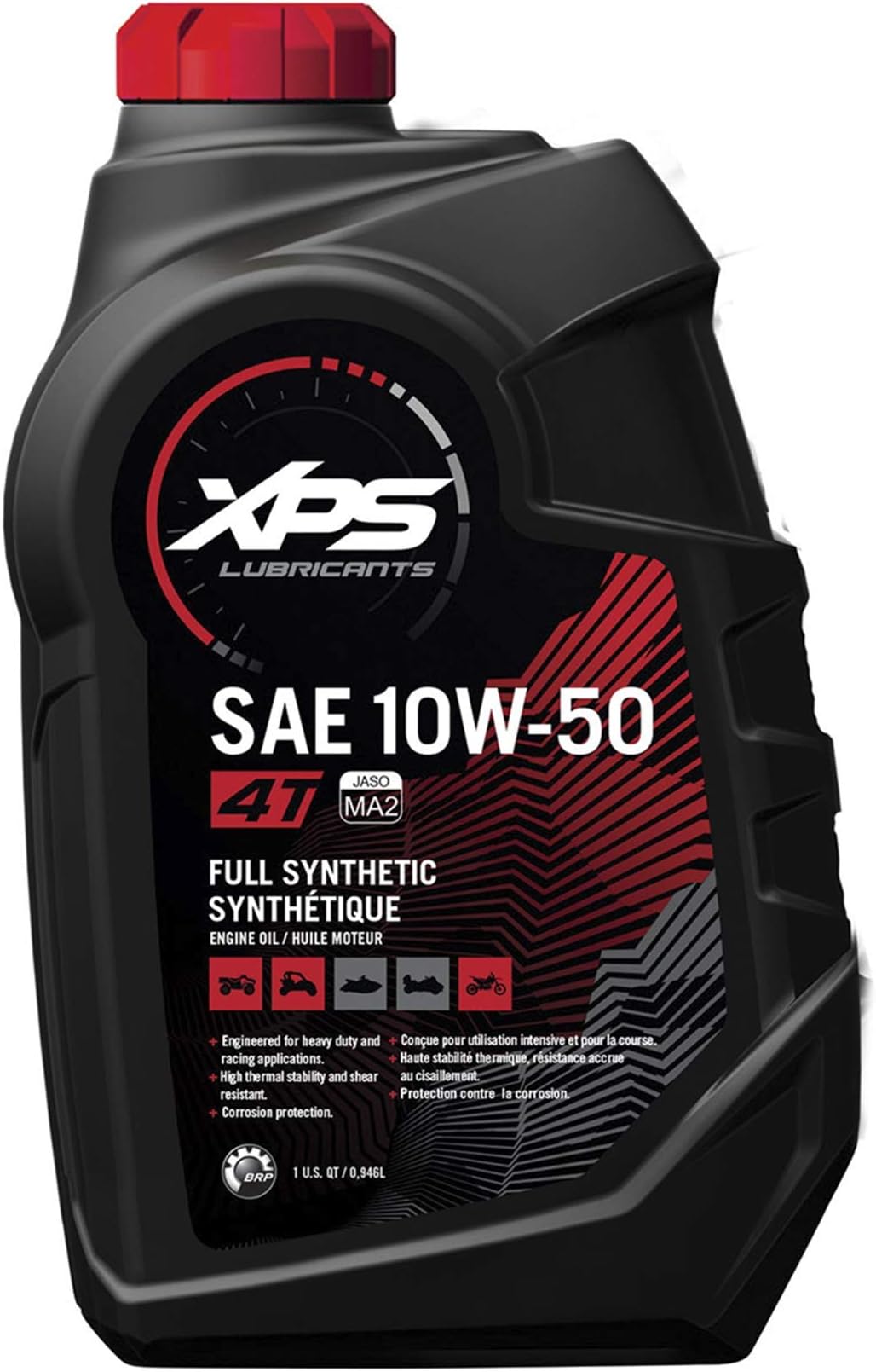 Amazon.com: BRP New OEM XPS 4T 10W-50 Synthetic Oil Quart, 779234 ...