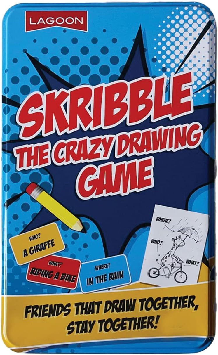 Lagoon Group Skribble The Drawing Game in a Tin : Amazon.co.uk: Toys ...