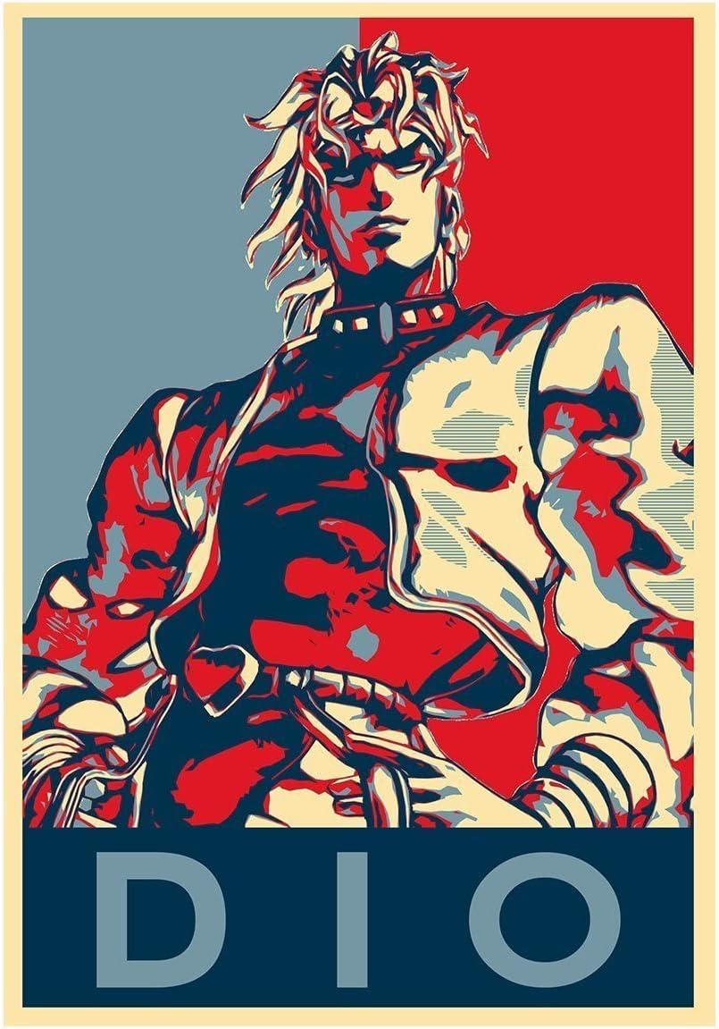 Poster JoJo's Bizarre Adventure Propaganda Dio - A3 (42x30 cm) : Amazon ...
