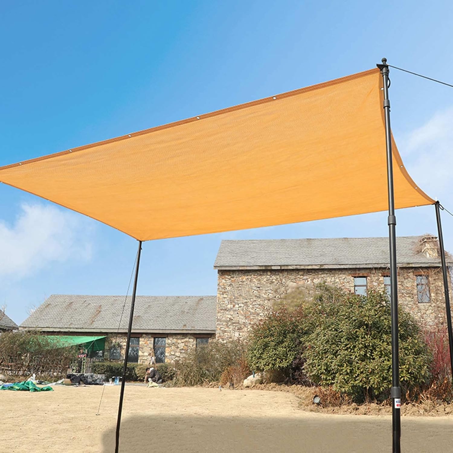 Beige Shade Cloth Sun Shade for Plants Outdoor Pergola Privacy Screen ...