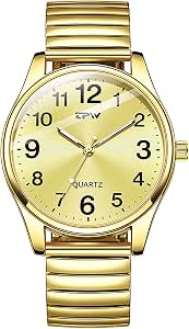 Amazon.com: Gosasa Easy-to-Read Men’s Quartz Watch Large Numbers ...