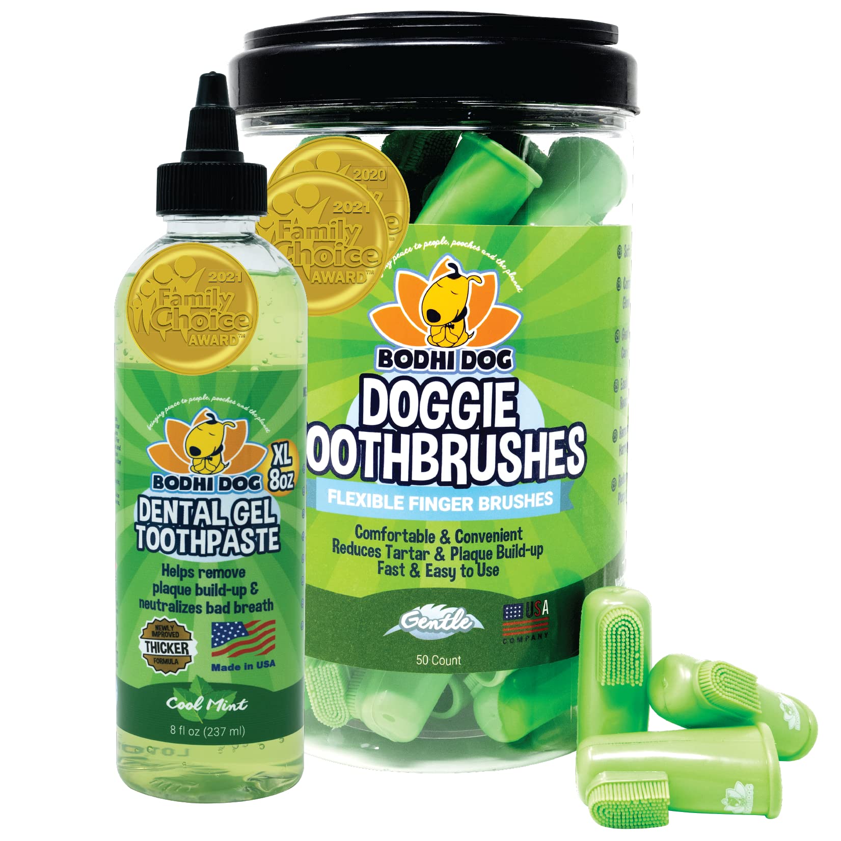 New Gentle Disposable Dog Toothbrushes Soft High Grade Finger ...