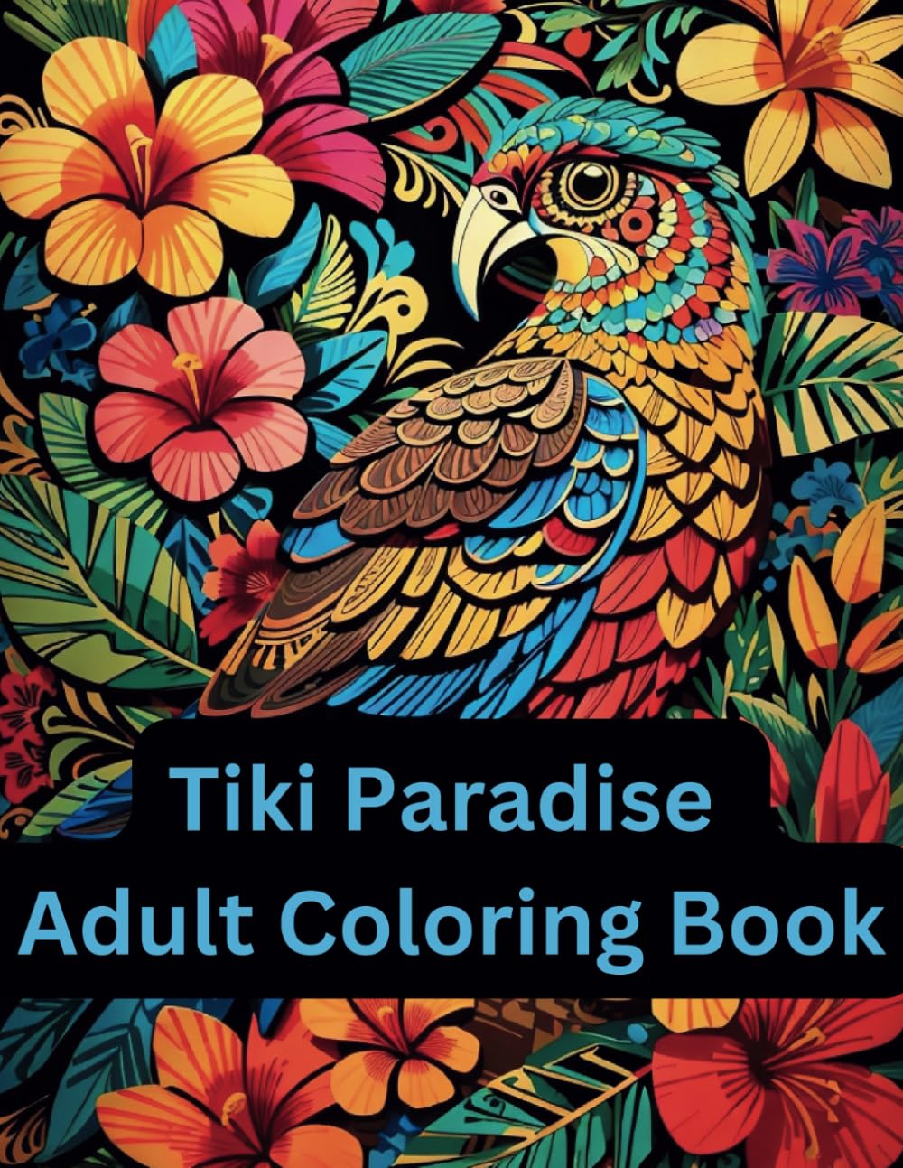Amazon.com: Tiki Paradise: Relaxing Adult Coloring Book with Tiki ...