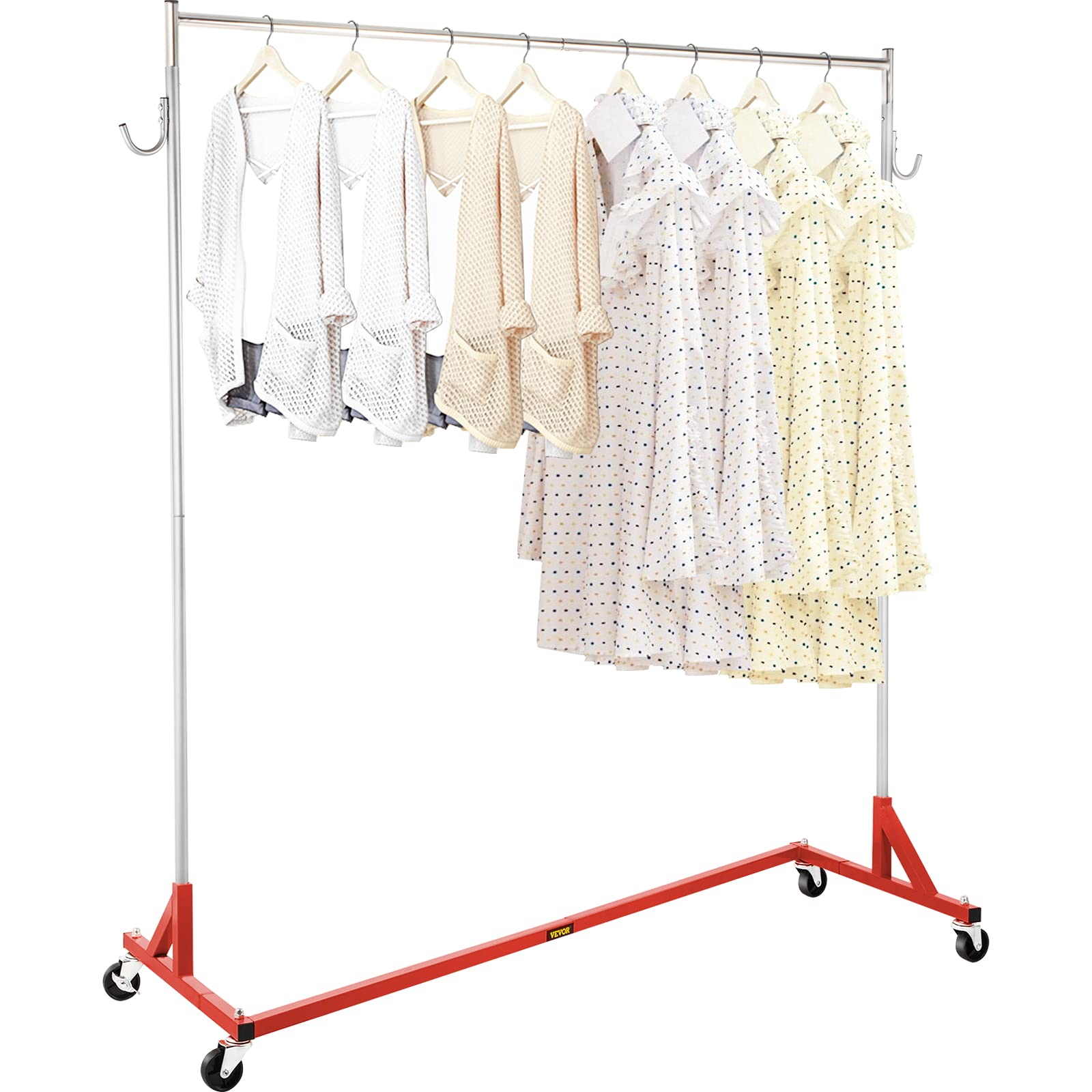 Buy VEVOR Z Rack, 300 lbs Industrial Grade Z Base Garment Rack, 24" x ...
