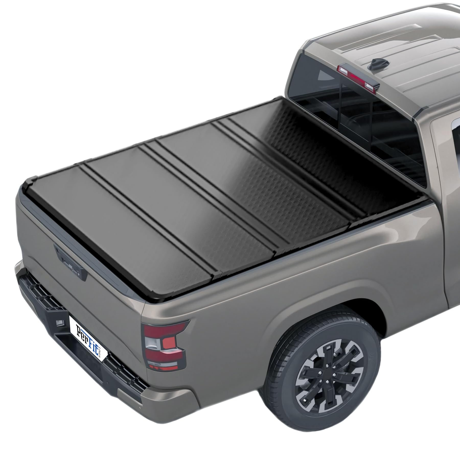 Amazon.com: Perfit Liner 6.1 FT (73") Bed FRP Hard Quad-Fold Tonneau ...