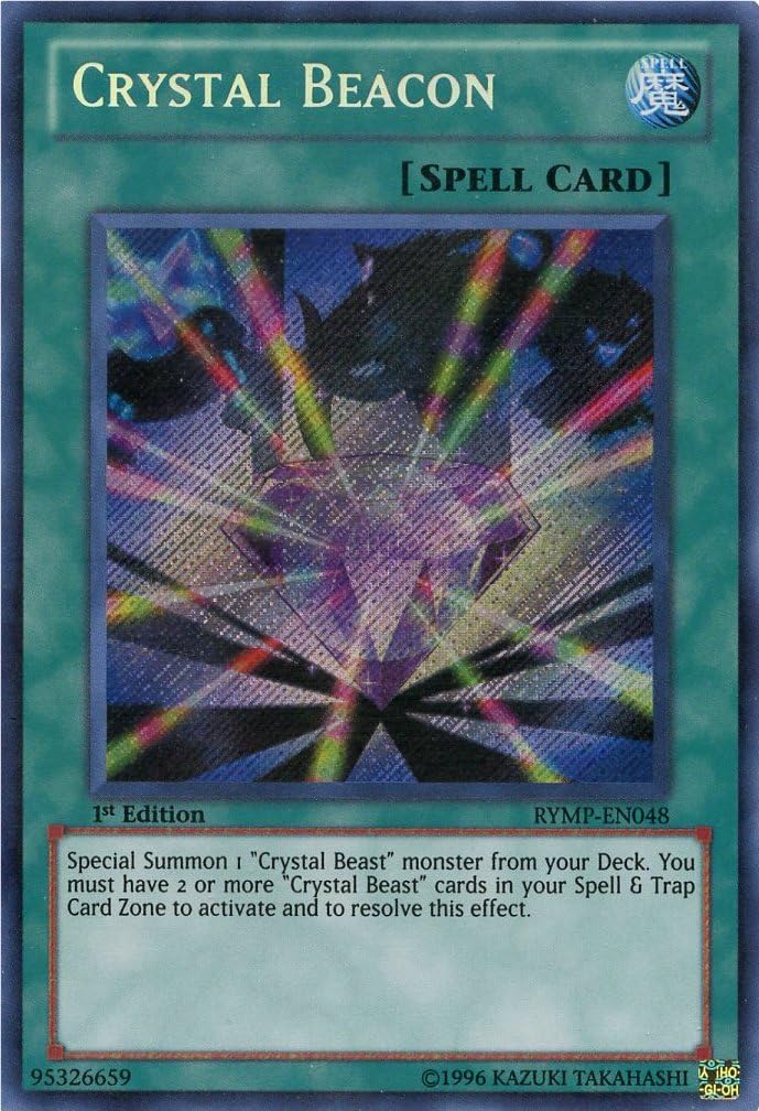 Amazon.com: YU-GI-OH! - Crystal Beacon (RYMP-EN048) - Ra Yellow Mega ...