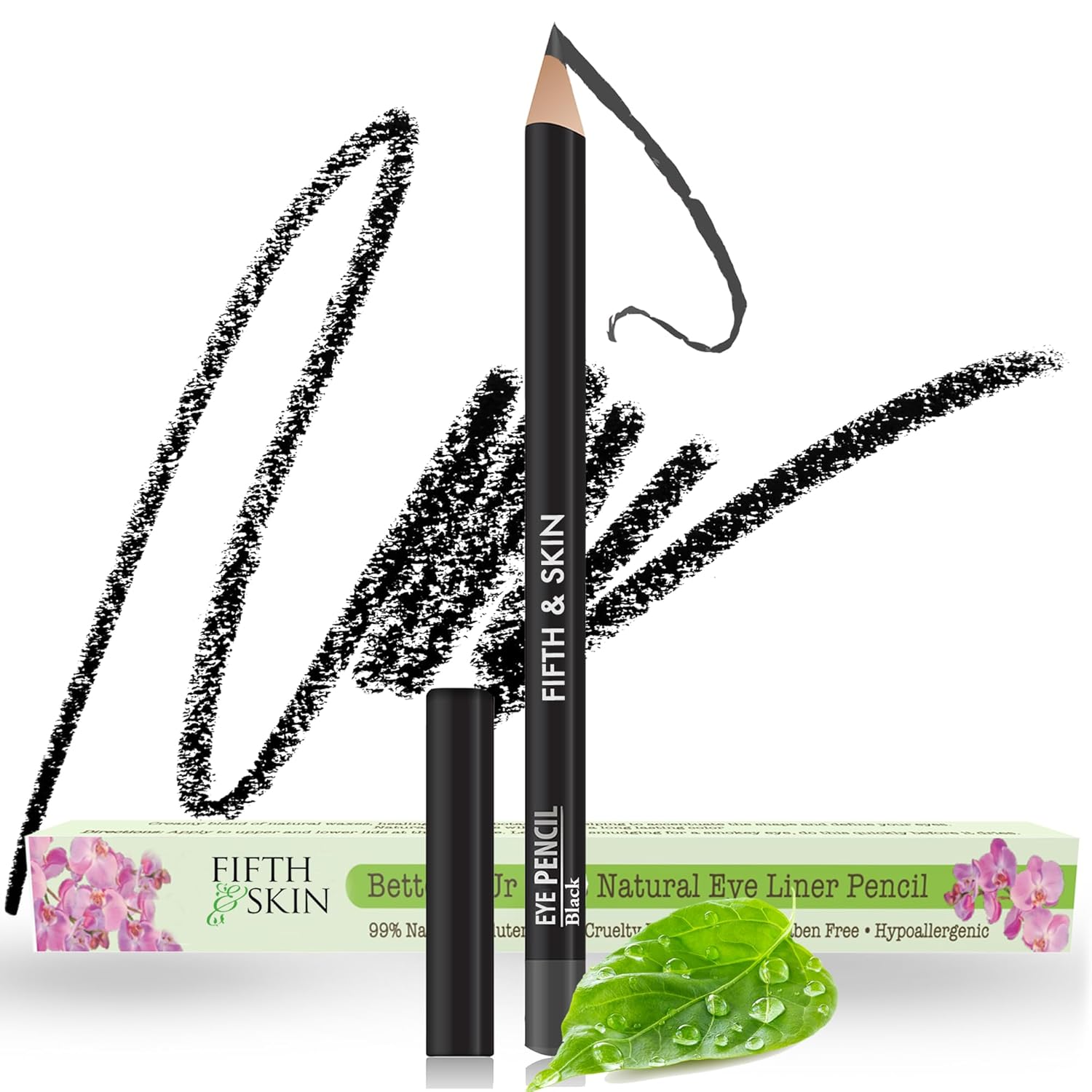 Amazon.com : Fifth & Skin Better'n Ur Eyes Eyeliner Pencil (BLACK ...