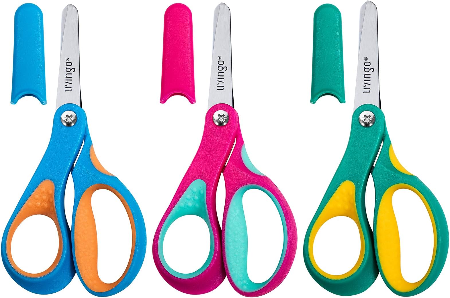 Westcott Children's Scissors - 5"/13cm - Left Handed - Yellow and ...