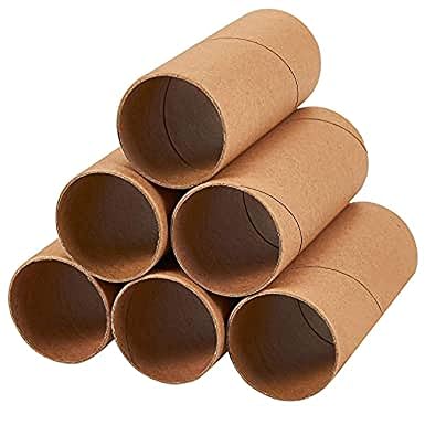 IMPRINT Cardboard Mailing Tube Pack of 5, Ideal for Shipping, Art and ...