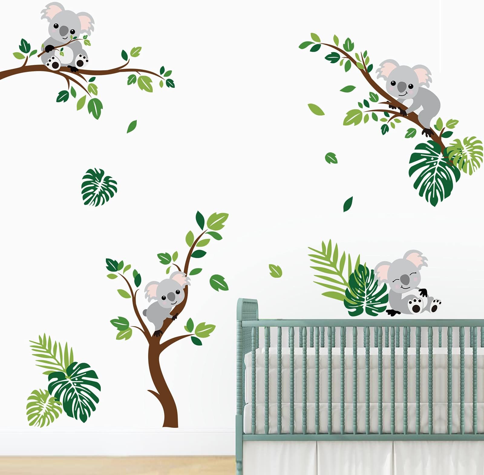 Amazon.com: wondever Koala Tree Branch Wall Decals Animal Koala Bear ...