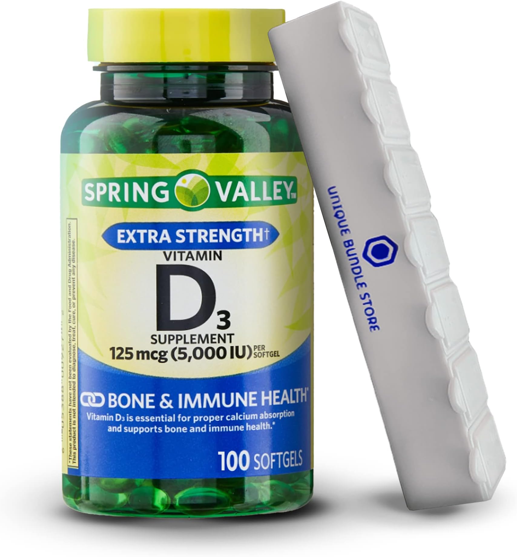 Amazon.com: Spring Valley Vitamin D3, 1000 IU Bone & Immune Health ...