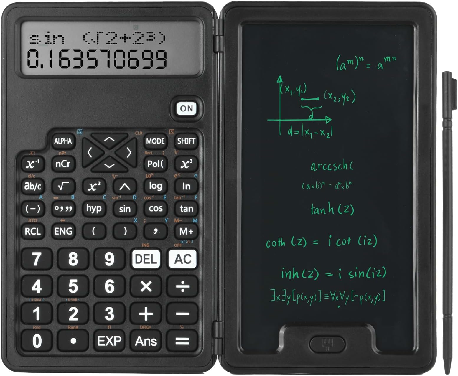 OFFCUP Scientific Calculator, Engineering Scientific Calculators with 5" LCD Writing Tablet and ...