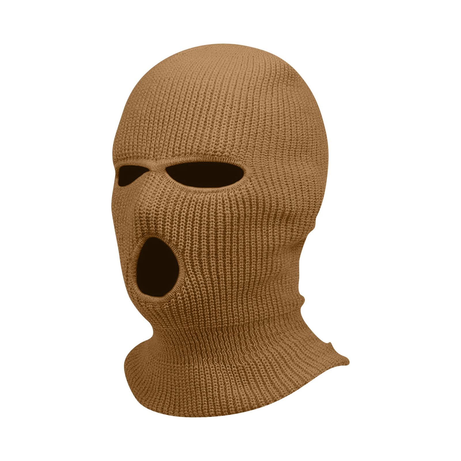 Generic3 Hole Ski Masks Knit Full Face Cover Knitted Balaclava ...