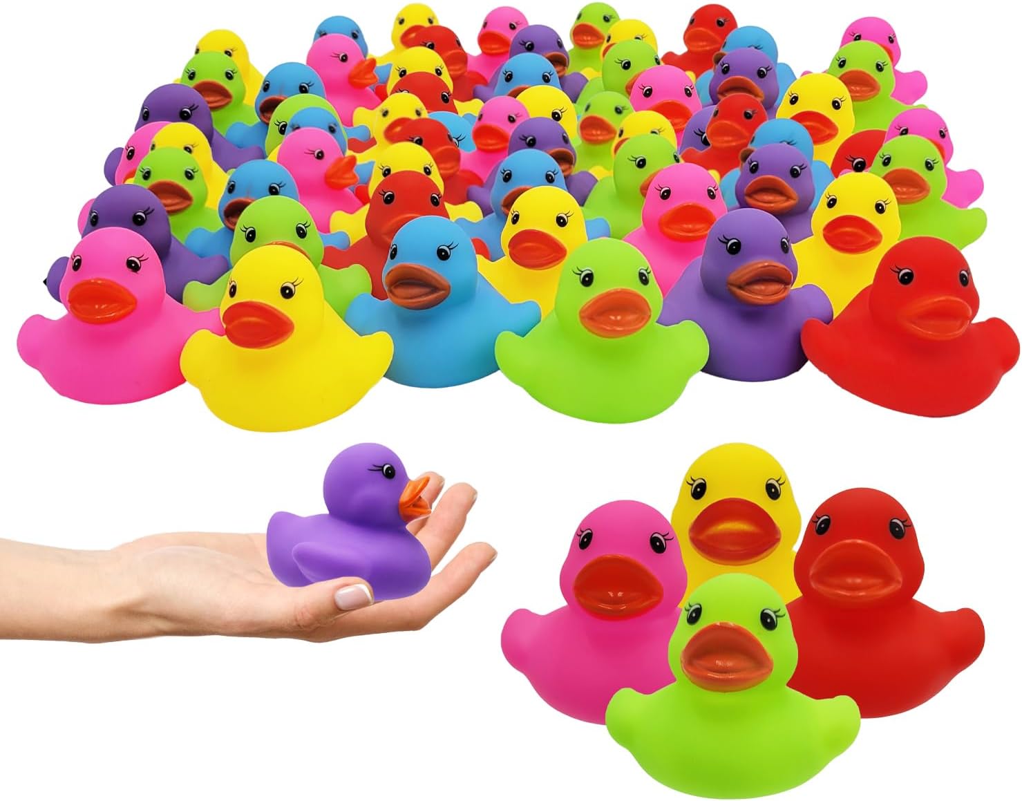 Amazon.com: Fun Express 12 Sweet Treat Cupcake Ice Cream Rubber Ducks ...