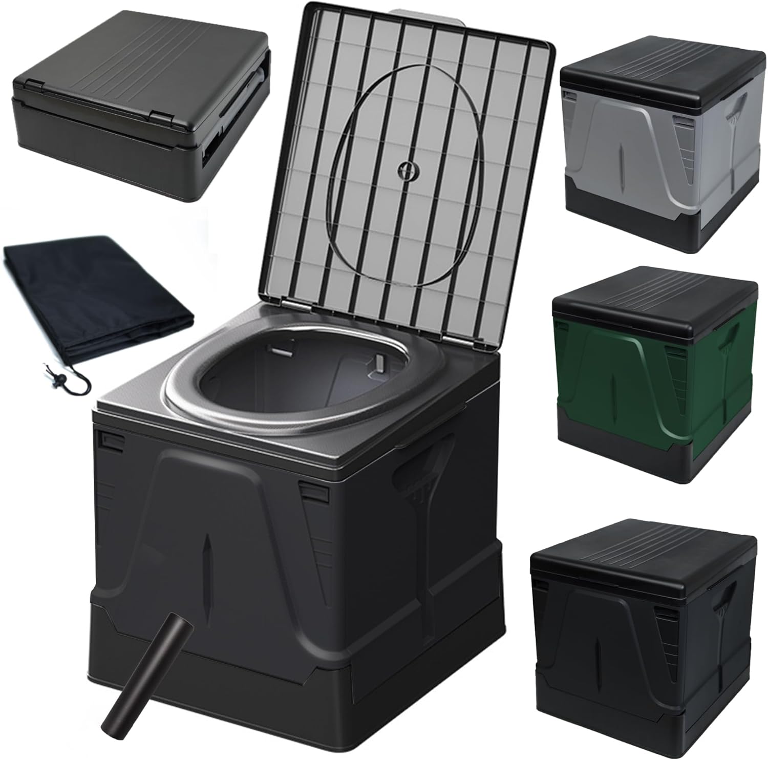 Camping Toilet, Composting Toilet with Biodegradable Bermuda | Ubuy