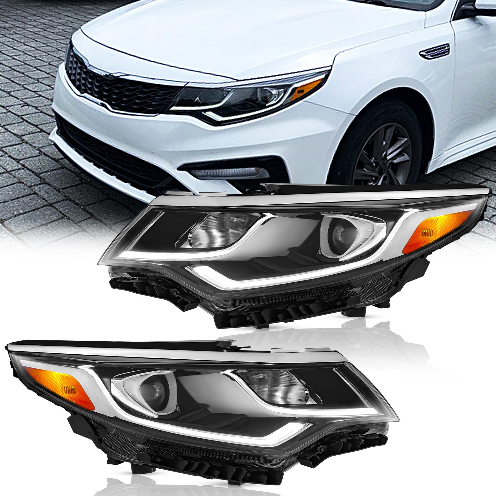 Omega X 33 Repuesto De Faros Delanteros Para Kia Optima 2017 2018 2019 ...