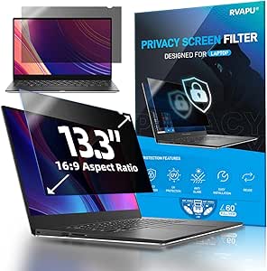 Amazon.com: RVAPU Laptop Privacy Screen Shield 13.3 Inch Computer ...