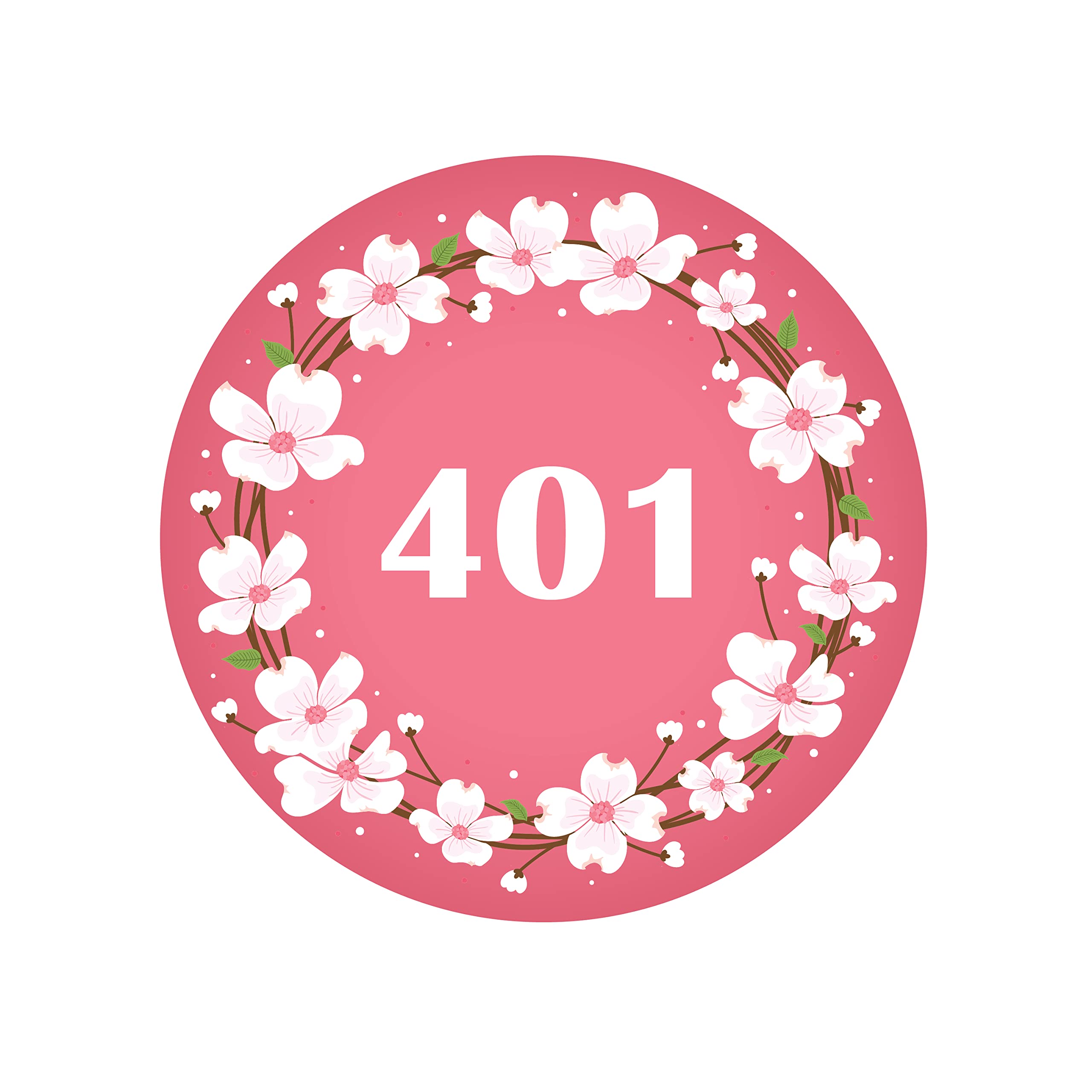 ISEE 360® Customize Door Number Sign Sticker For Office Hotel ...