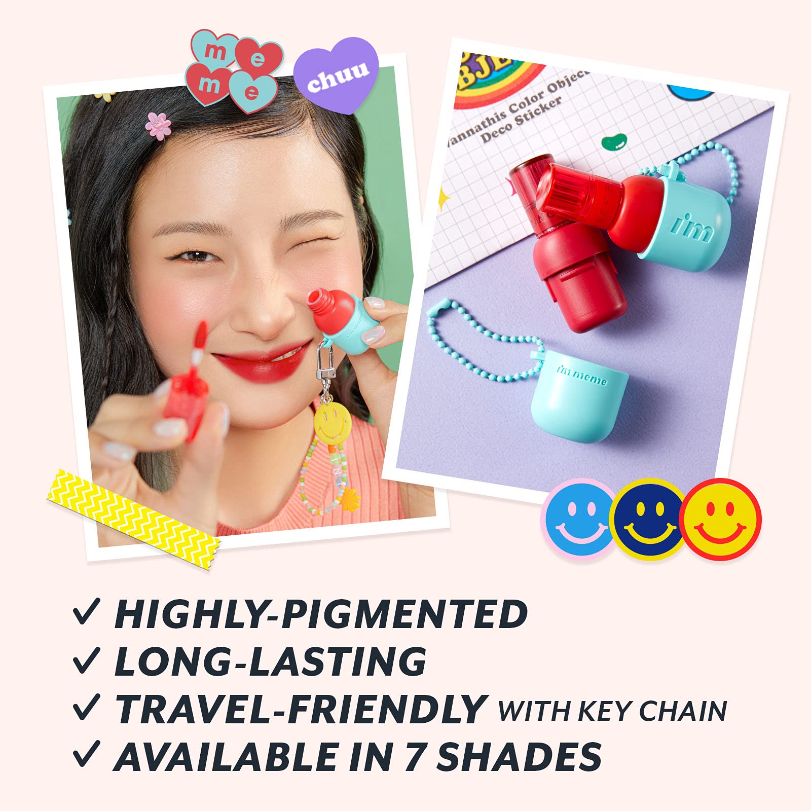 Buy I'm Meme Water Gel Tint - Color Key Ring | Highly-pigmented, Long ...