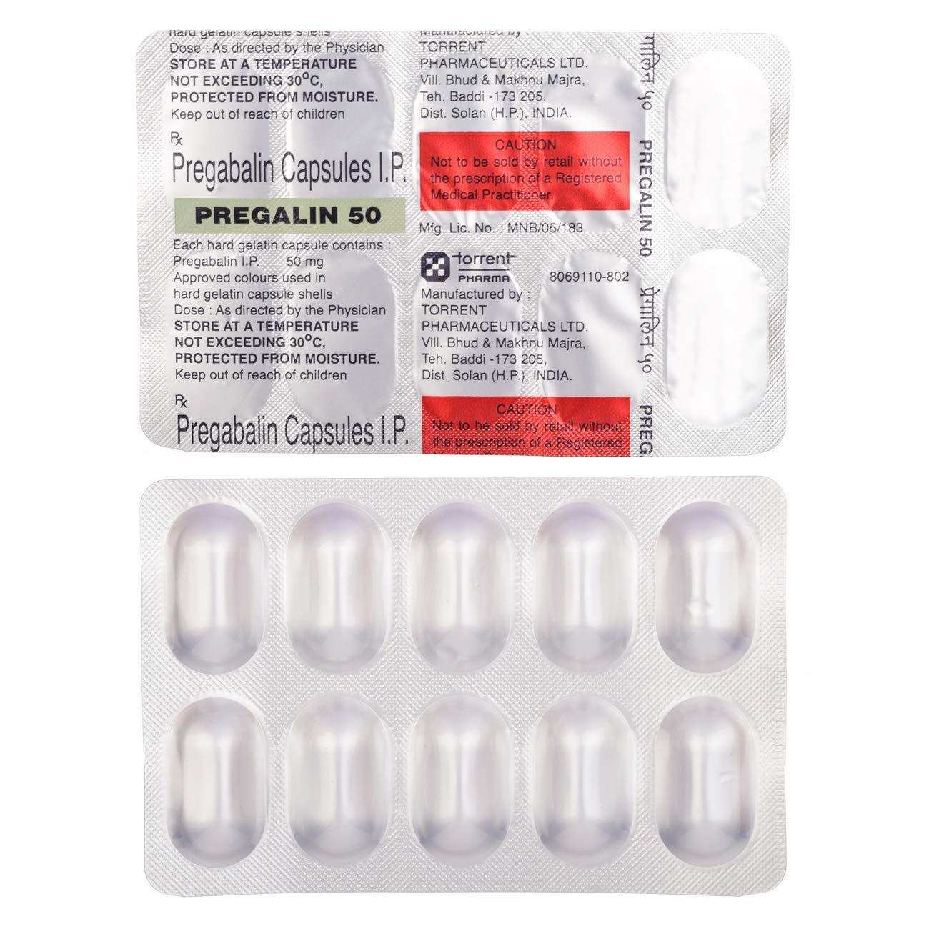 Pregalin 50 - Strip of 10 Capsules : Amazon.in: Health & Personal Care
