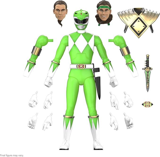 Amazon.com: Super7 ULTIMATES! Mighty Morphin Power Rangers Green Ranger ...