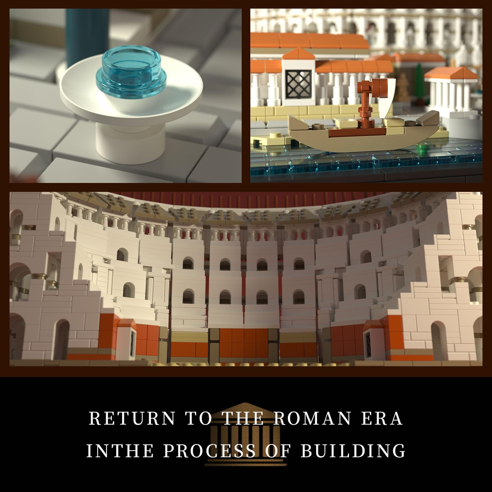 Snapklik.com : Givenni Architecture The Roman Colosseum Building Sets ...