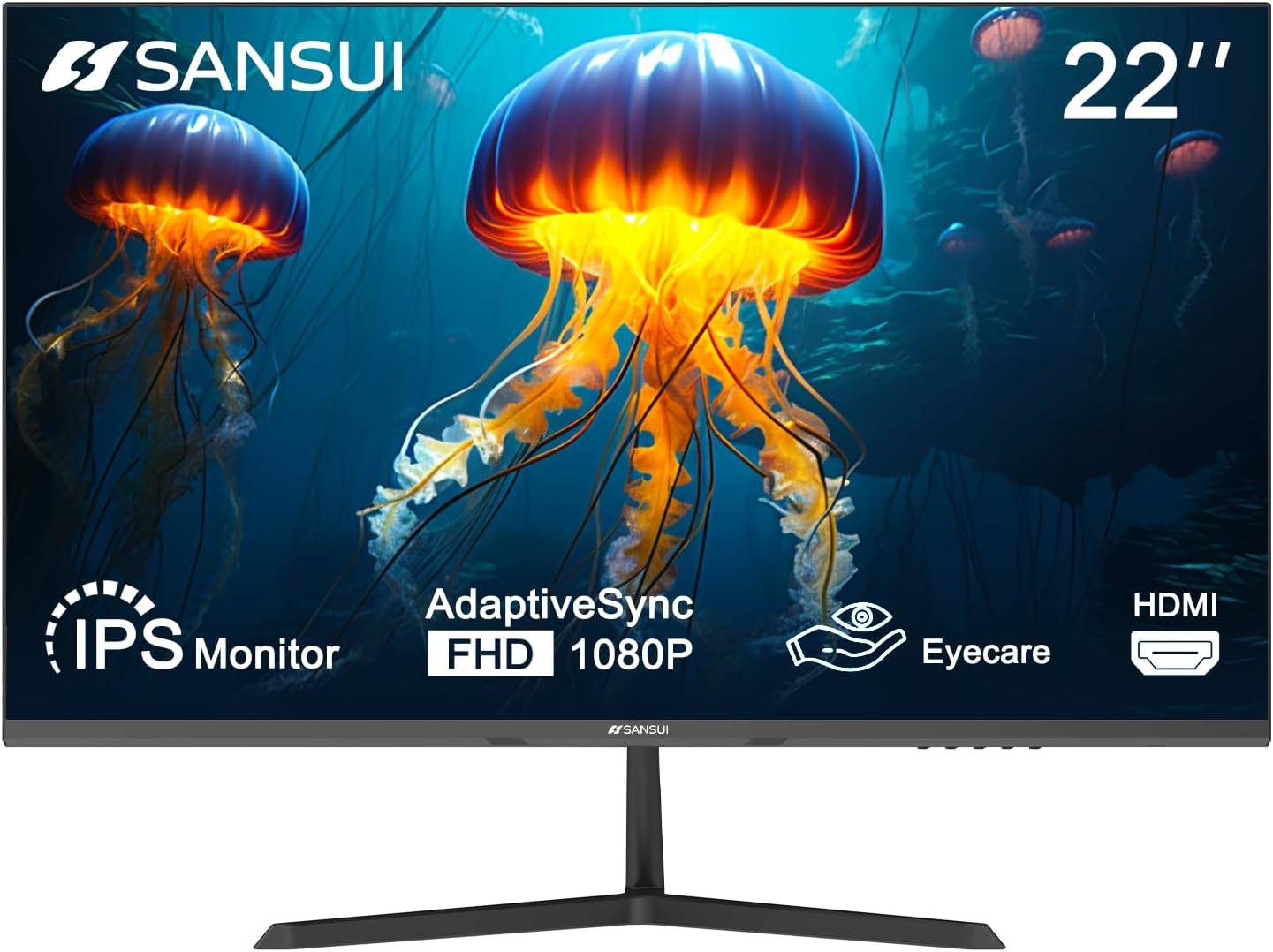 Amazon.com: ViewSonic VA2256-MHD 22 Inch IPS 1080p Monitor with ...