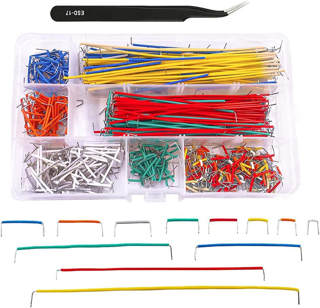 Amazon.com: WayinTop Jumper Wire Kit, Preformed Breadboard Jumper Wire ...