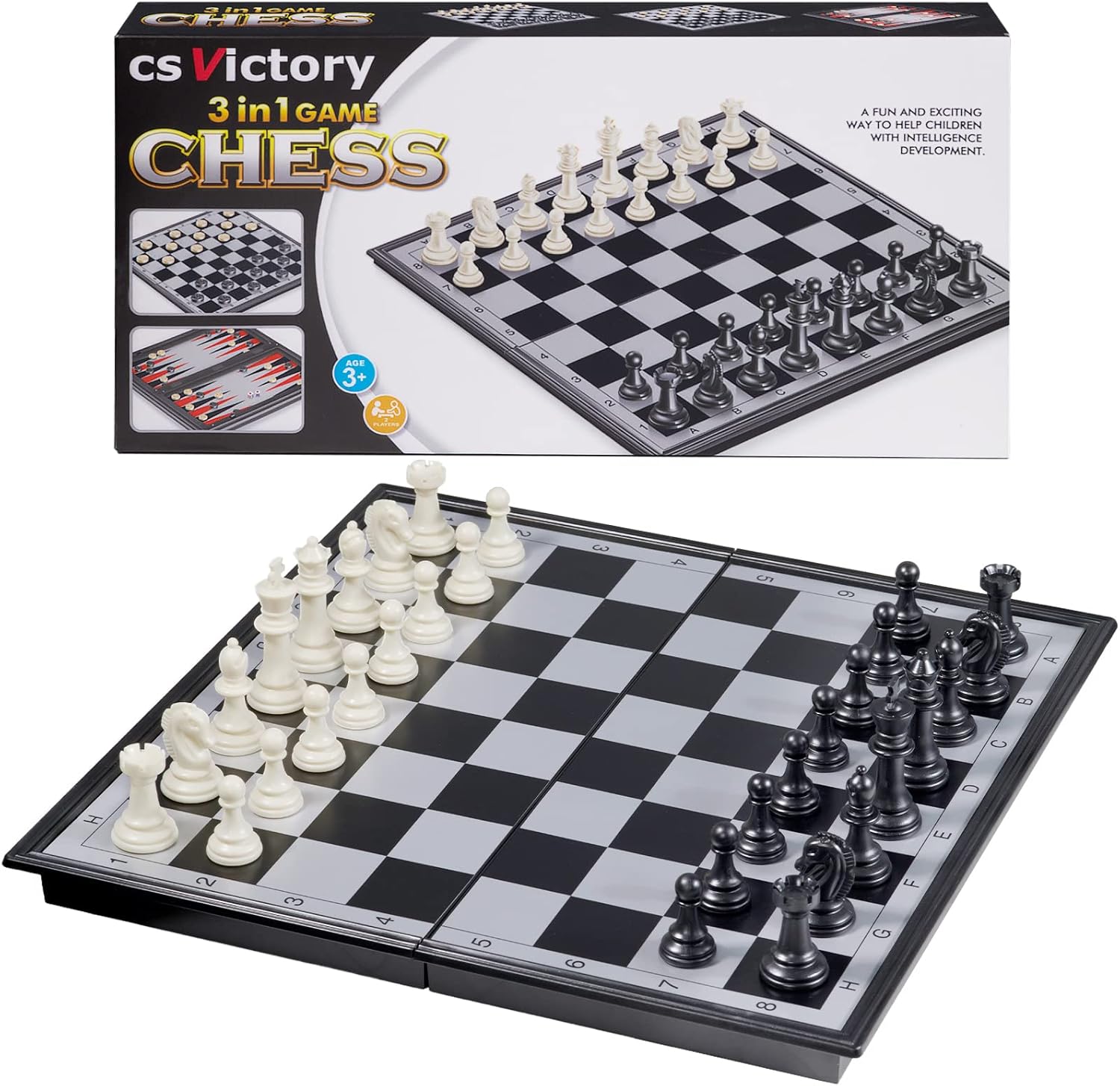 Buy CSVICTORY Classic Chess Set 11.8 x 11.8- Magnetic Chess Pieces with ...