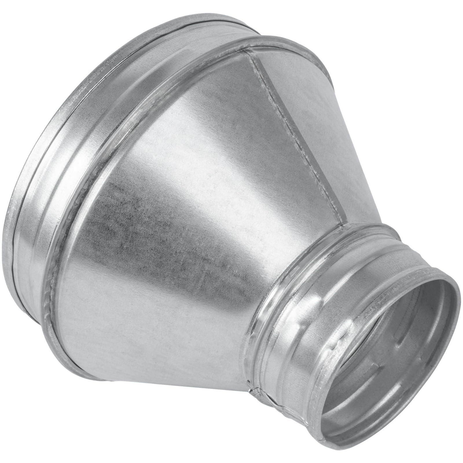HVAC OV 6" to 3" Inch Round Duct Reducer - Galvanized Steel Pipe ...