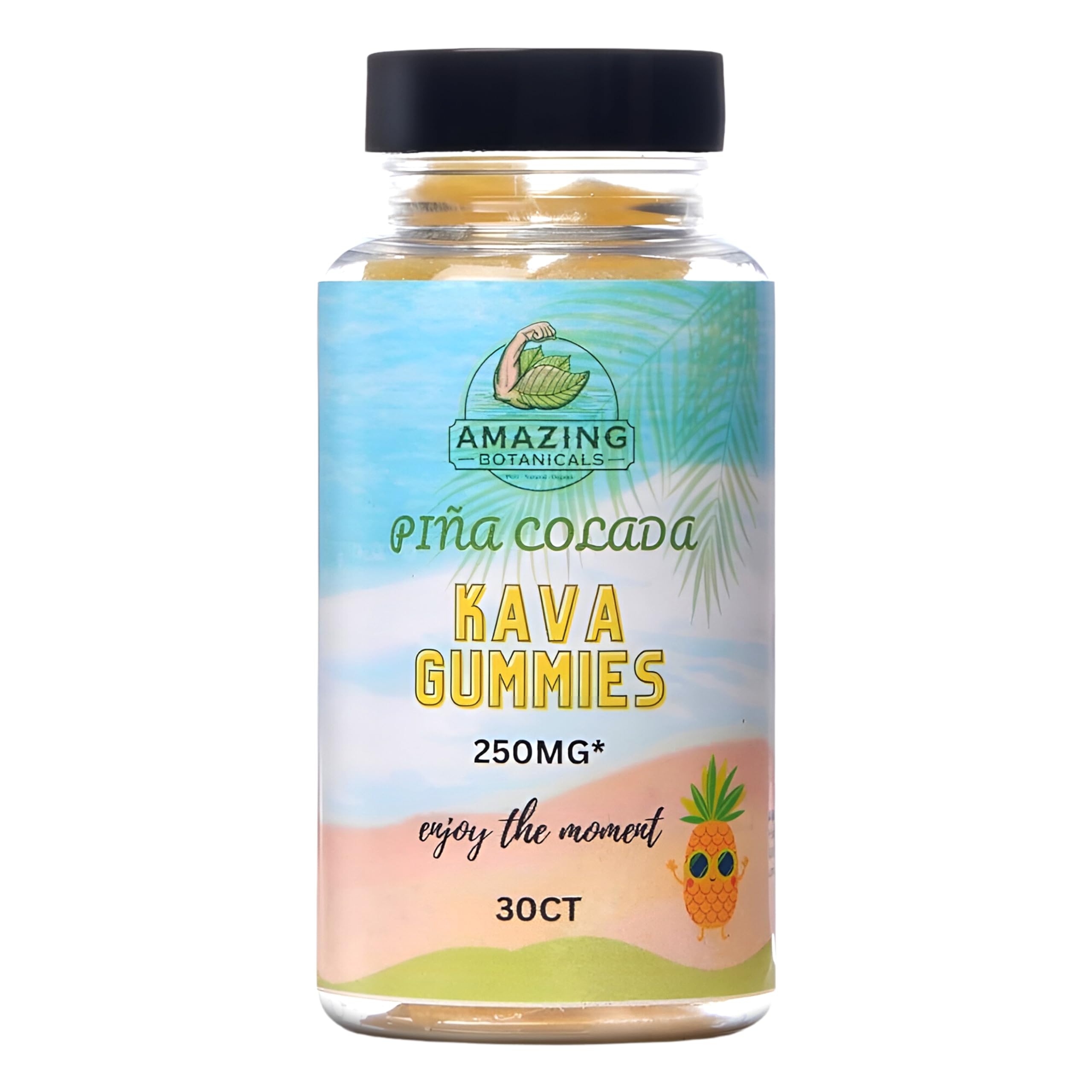 Amazon.com: Amazing Botanicals Tropical Pina Colada Kava Gummies ...