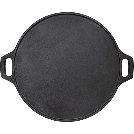 Buy Roston Cast Iron Dosa Tawa| Cookware Flat Vessel Pre Seasoned ...