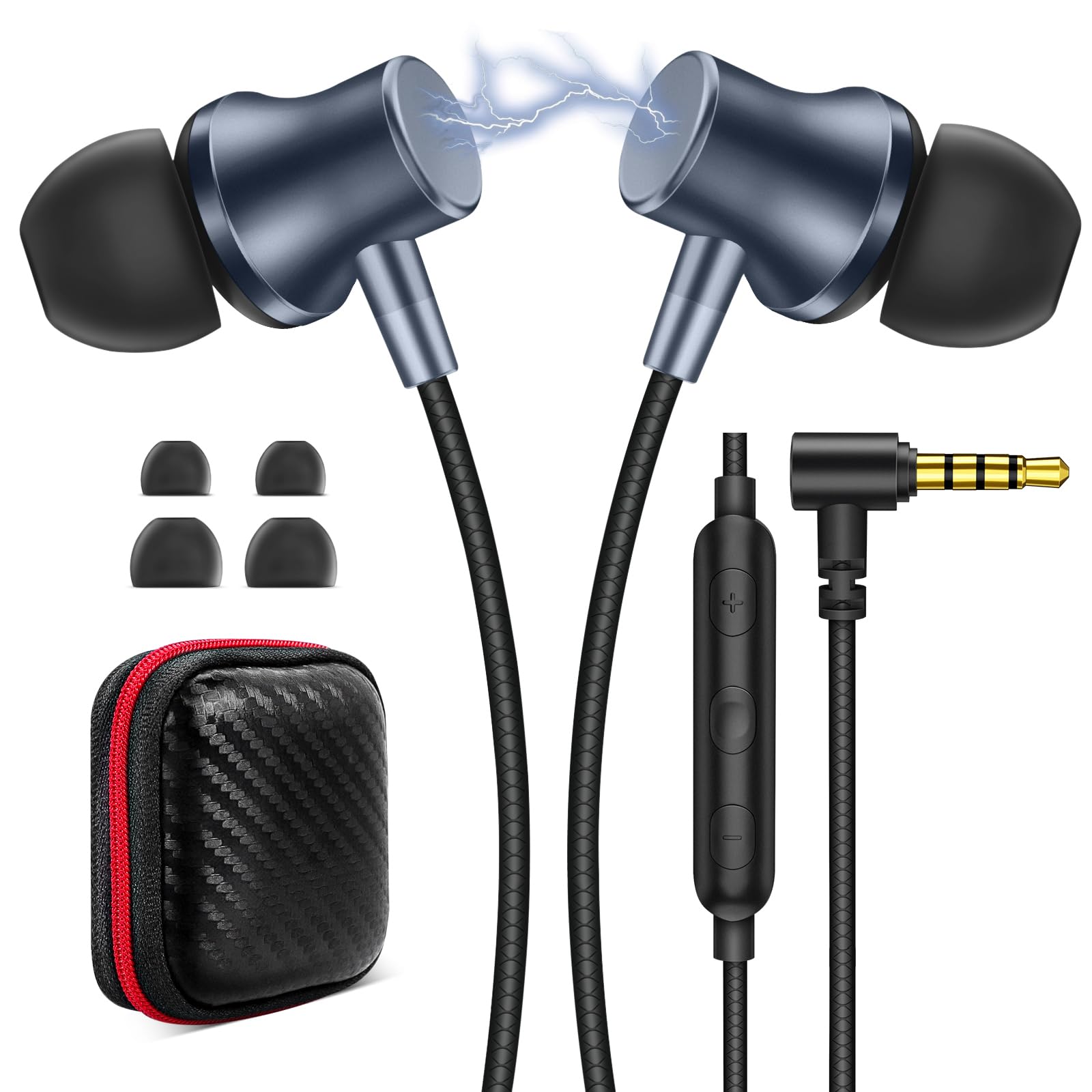 Snapklik.com : Wired Earbuds For School Chromebook Laptop PC, Noise ...
