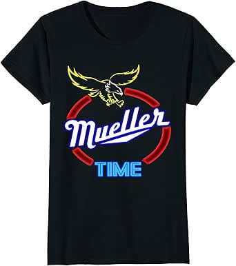 Amazon.com: It's Mueller Time Tshirt Beer Sign Style : Clothing, Shoes ...