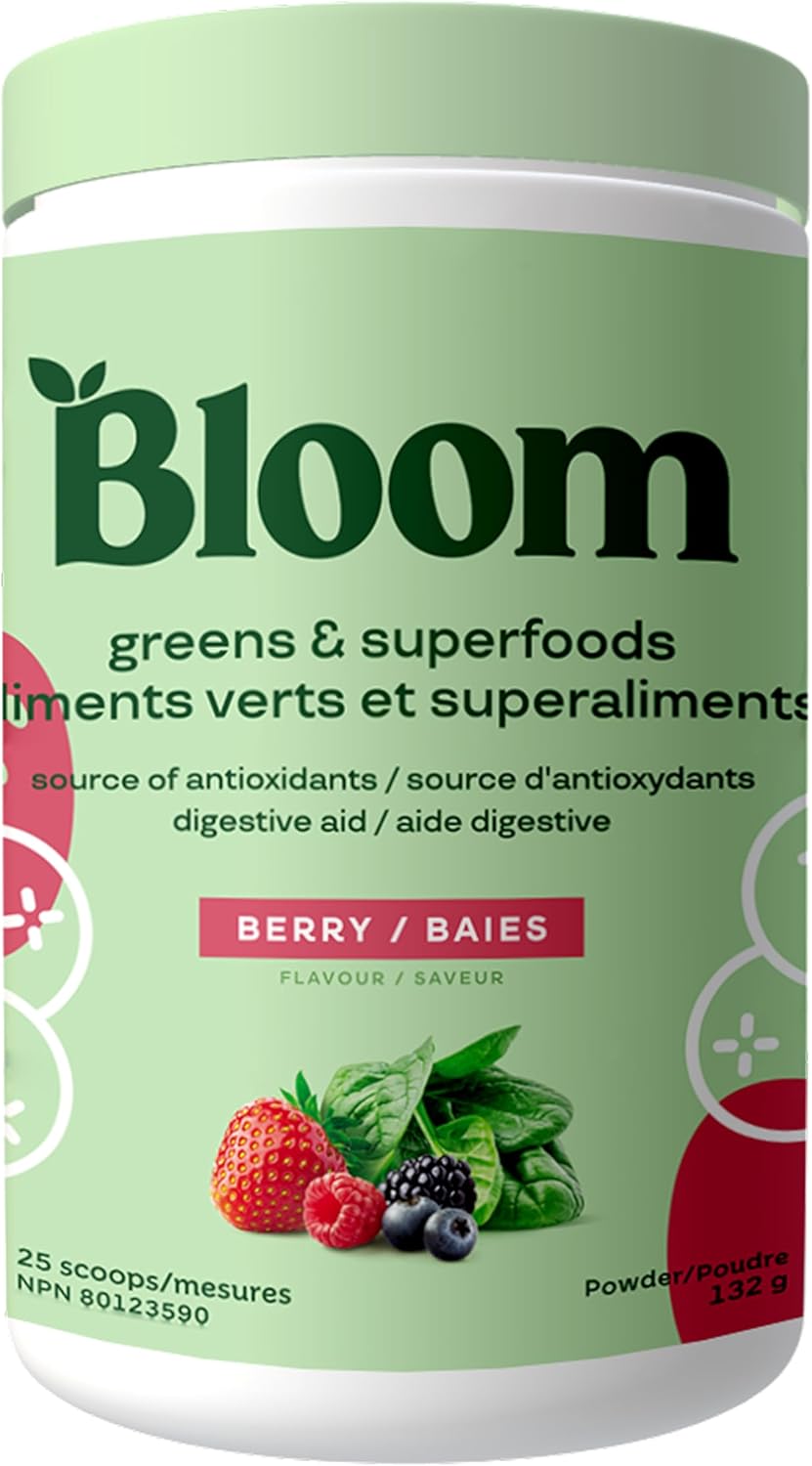 Bloom Nutrition Superfood Greens Powder, Digestive Enzymes with ...