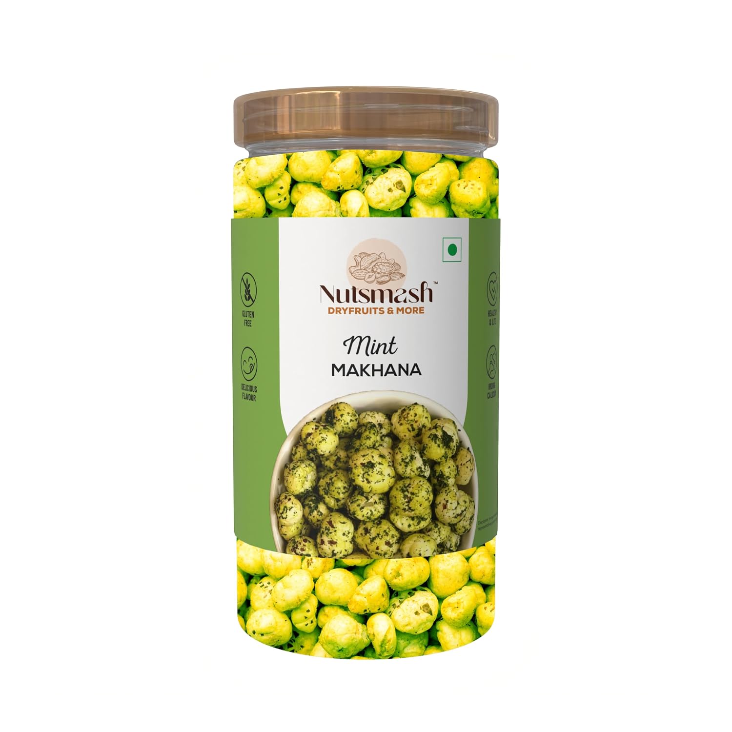 Amazon.com: Nutsmash Roasted Flavoured Makhana Crunchy & Healthy Fox ...