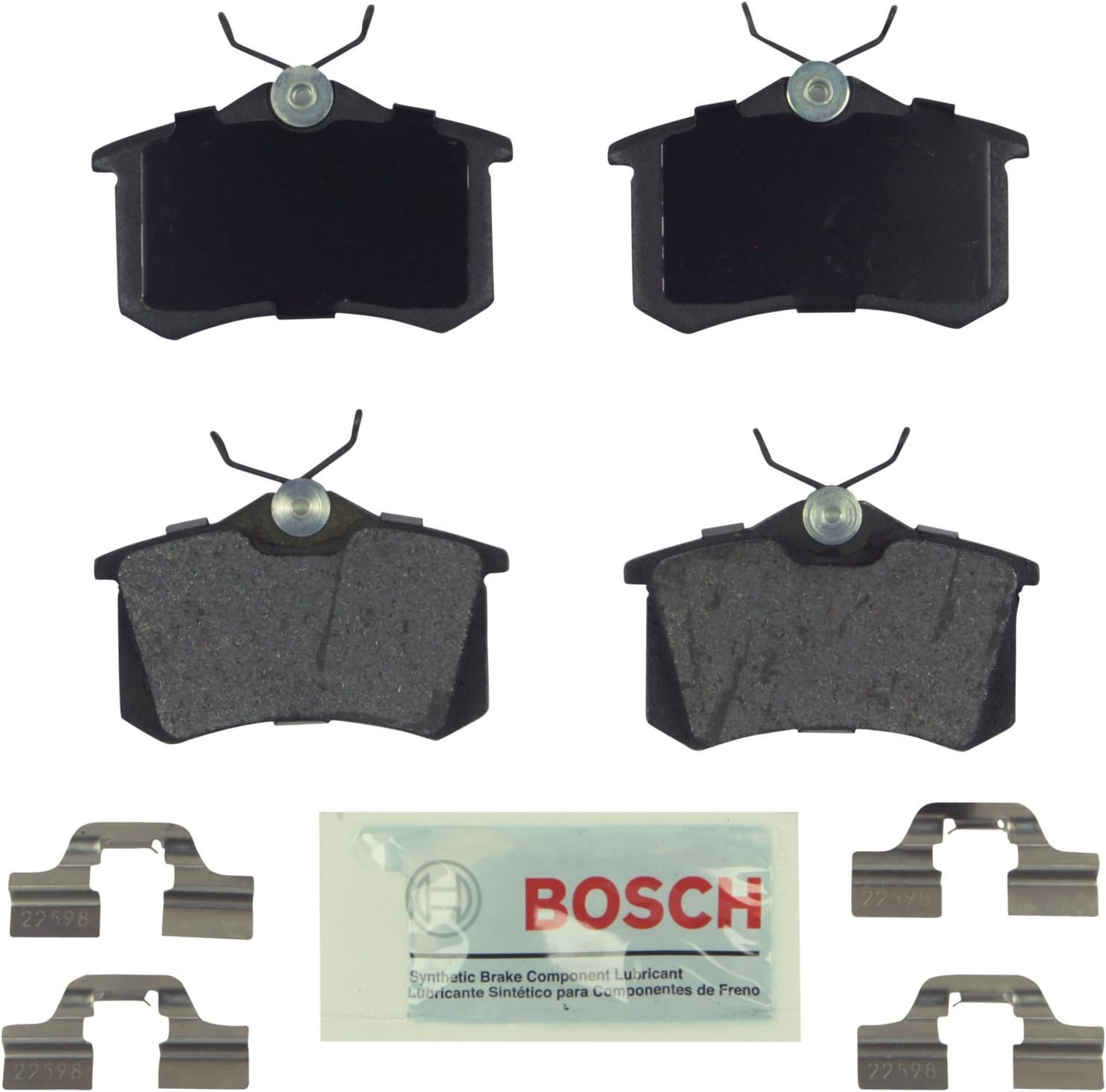 Bosch BE340H Blue Disc Brake Pad Set For: Audi A3 A4 A6 A8 Allroad RS6 ...