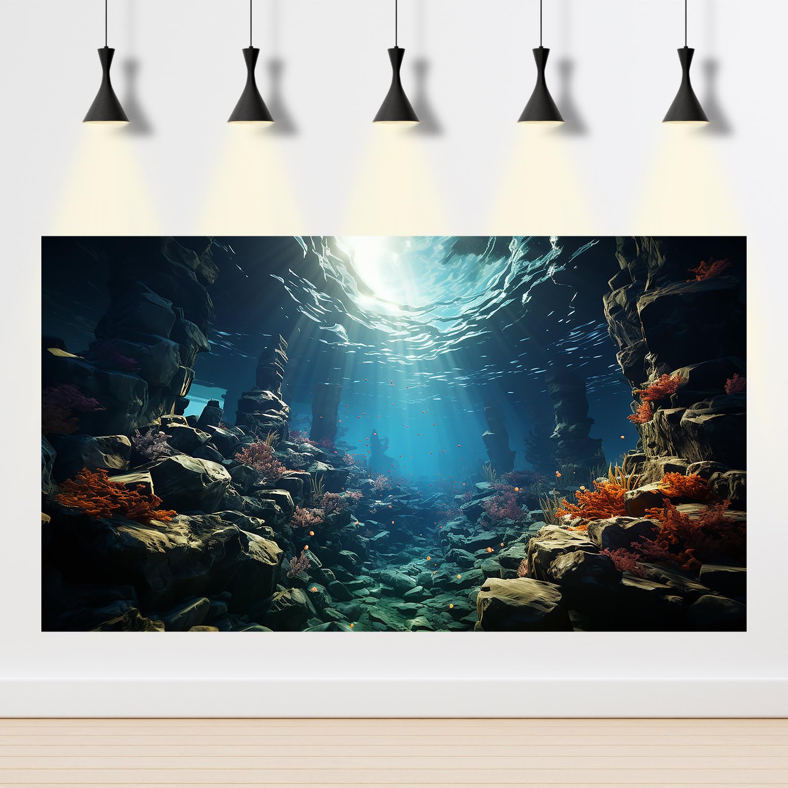 Snapklik.com : Under The Sea Aquarium Background Undersea Various Cora ...