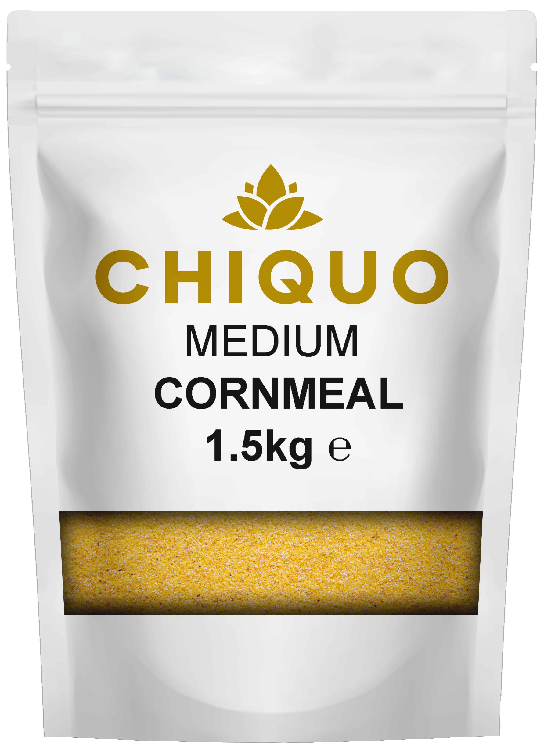 Chiquo Cornmeal Medium - 1.5kg | Premium Quality | Perfect for Baking ...